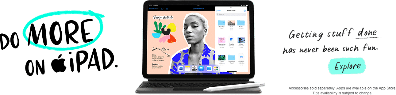 iPad with a 2 year warranty | iStore - Your local Apple expert